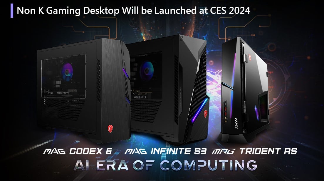 MSI prezentuje nowe komputery gamingowe. Te maszyny mają moc!